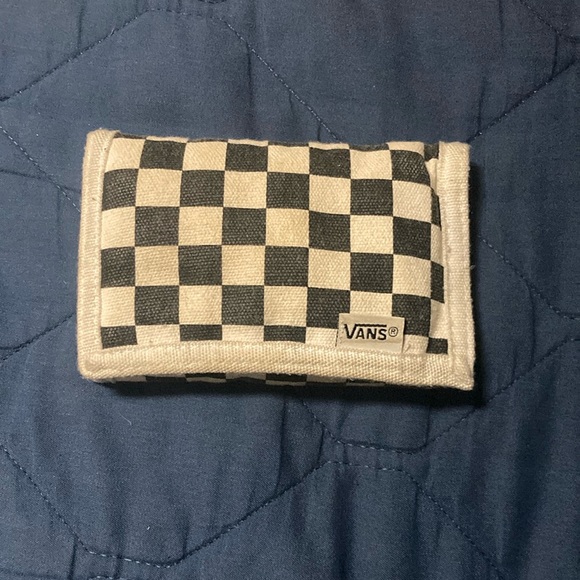 Vans | Other | Vans Black And White Checkered Wallet | Poshmark
